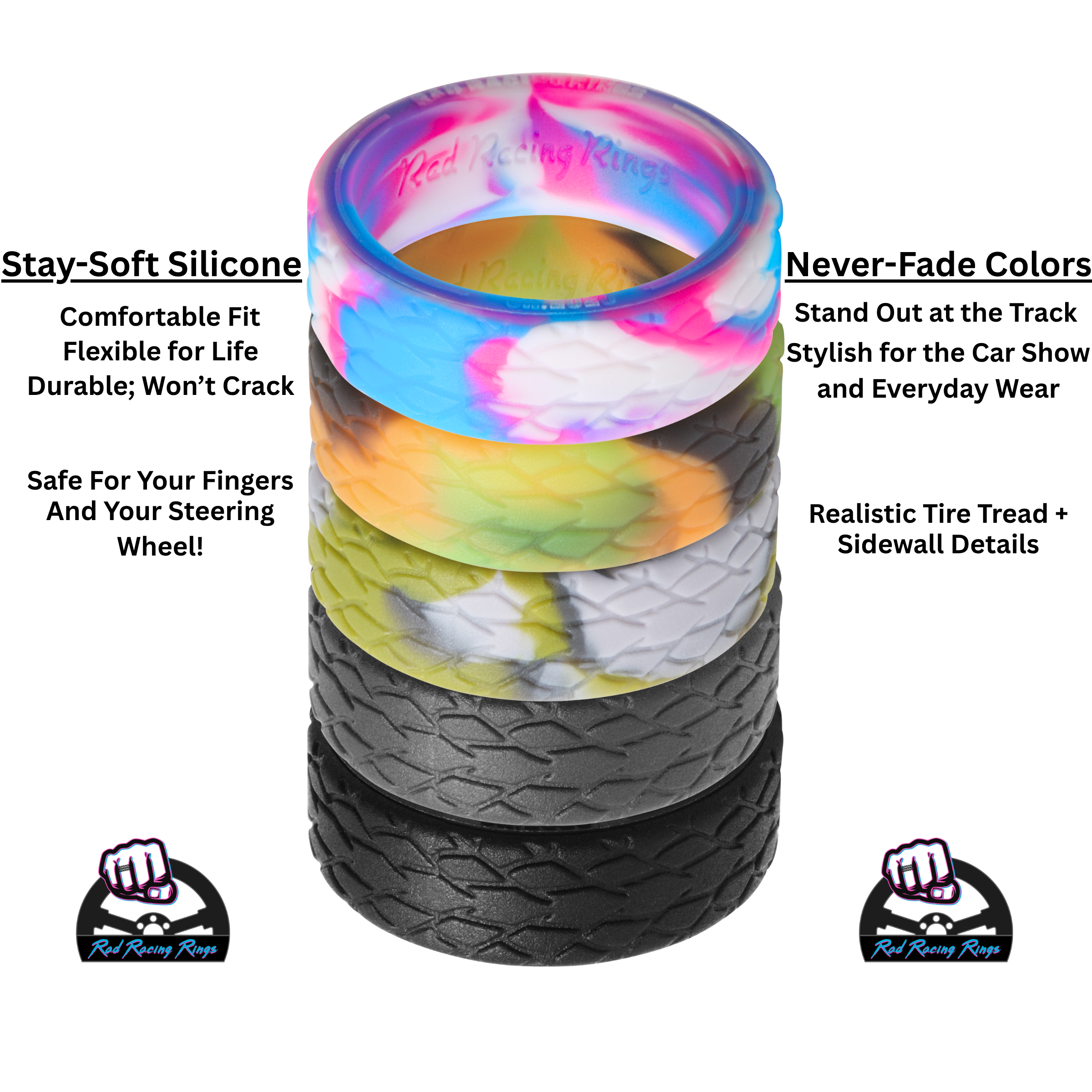 First Edition Ring Set | Rad Racing RIngs – Rad Racing Rings